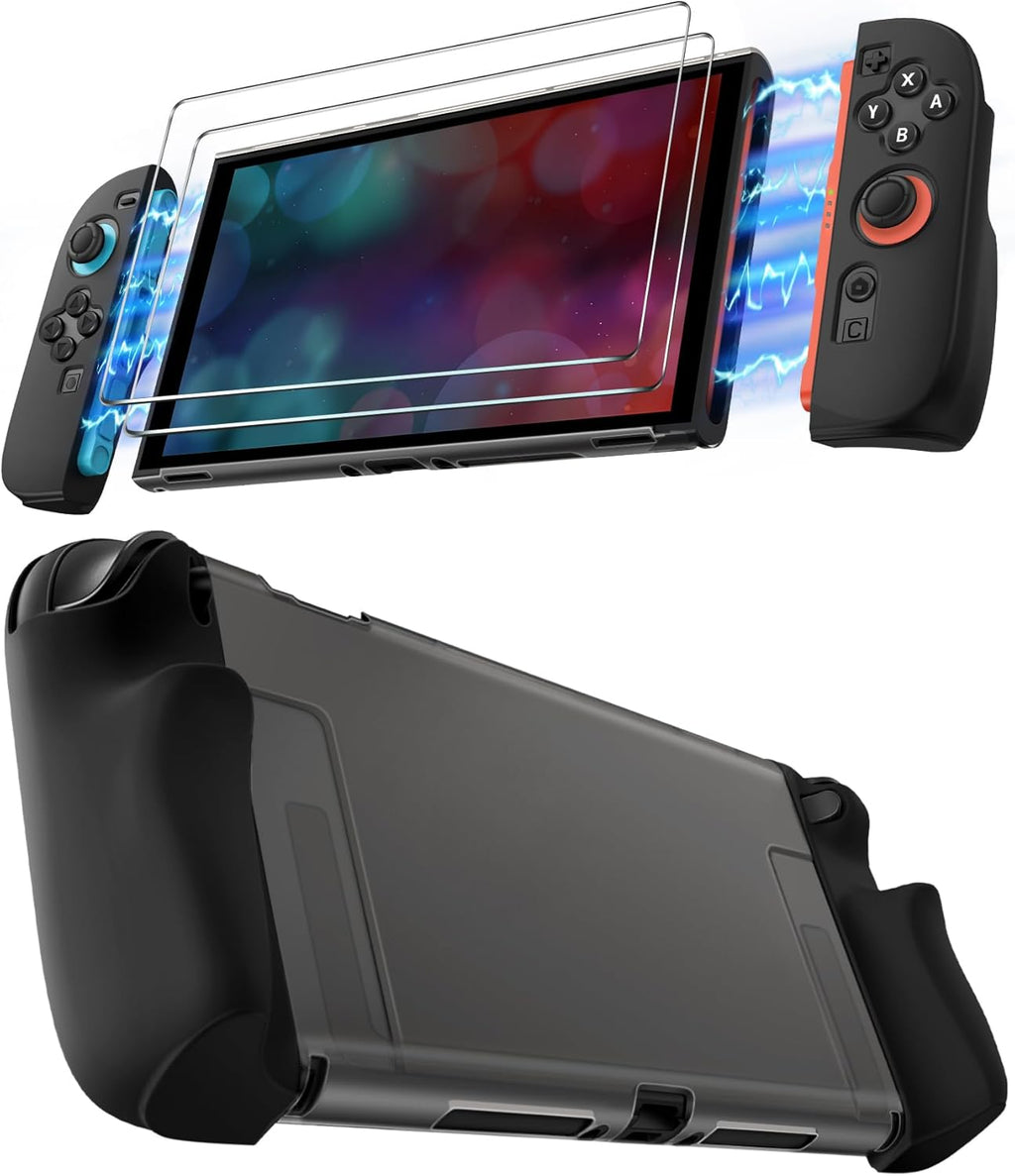 iVoler 5-in-1 Set Dockable Grip Case for Nintendo Switch 2, PC Frame,